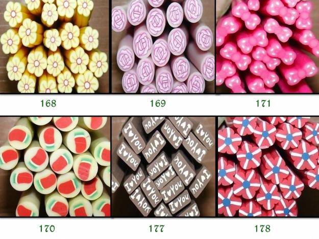 Ladies Lifestyle: Fimo Nail Art Canes or sticks