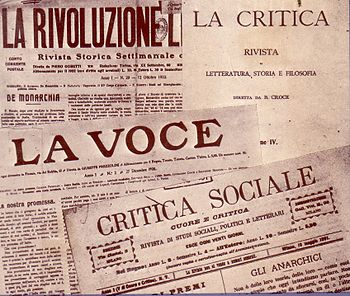 Pagine letterarie: Riviste italiane del primo '900