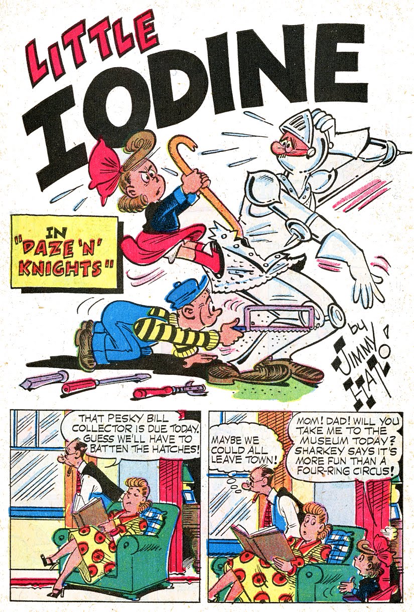 The Big Blog of Kids’ Comics!: Little Iodine in "Daze 'N' Knights"