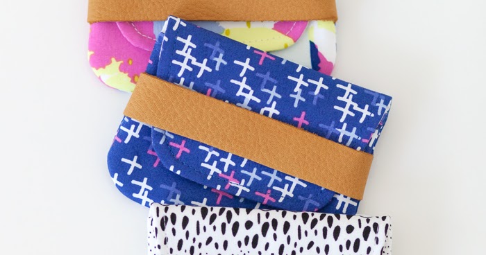 DIY Card Wallets | Michelle Patterns / LBG STUDIO