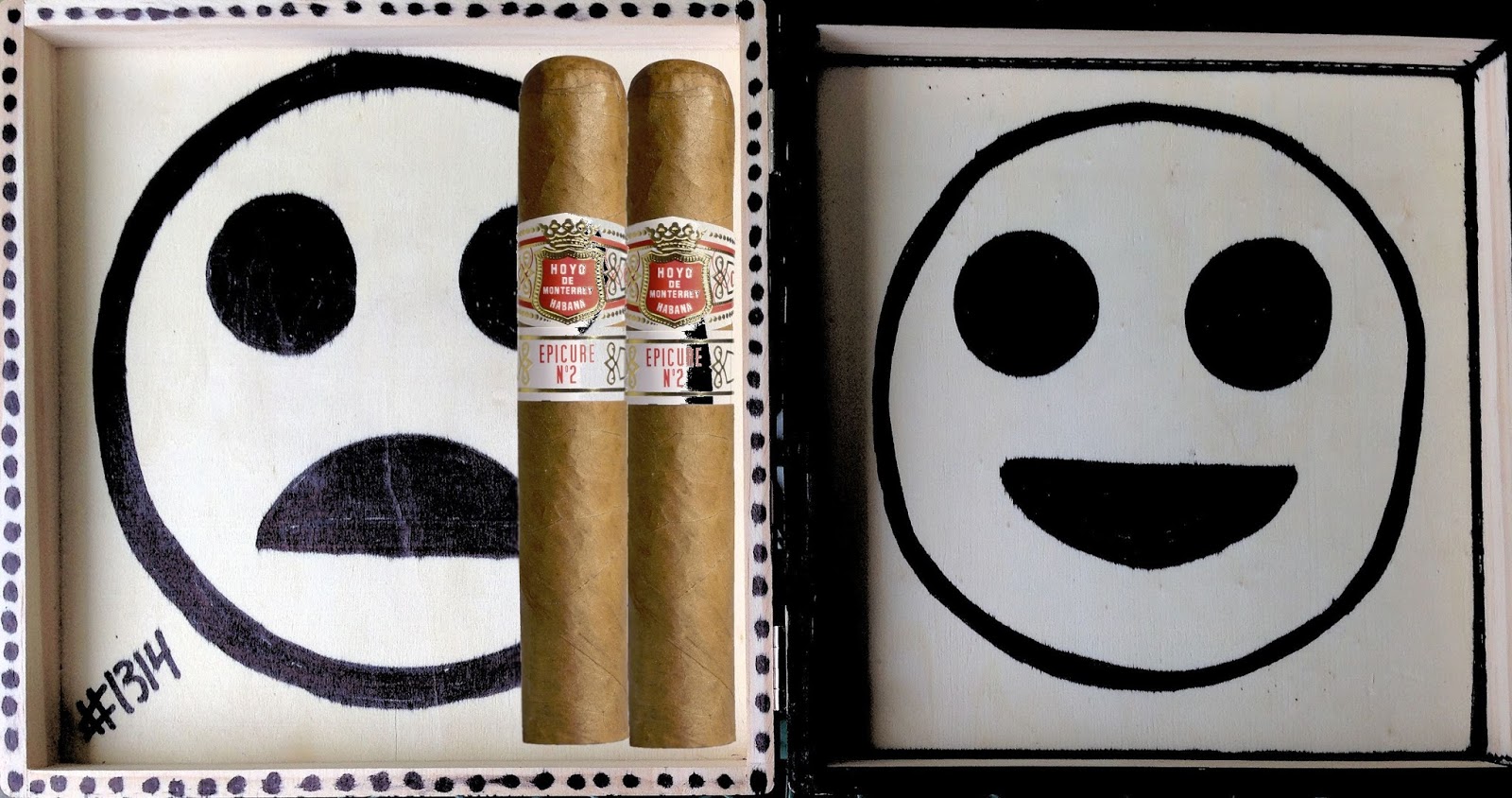 All This Is That: Drawing: Faces #1314 - unfinished cigar box