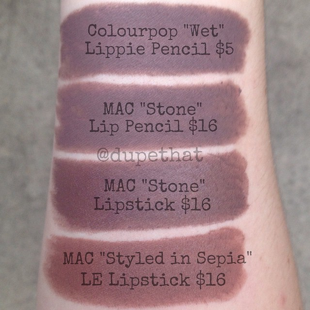 Dupethat: MAC Stone Lip Pencil Dupes