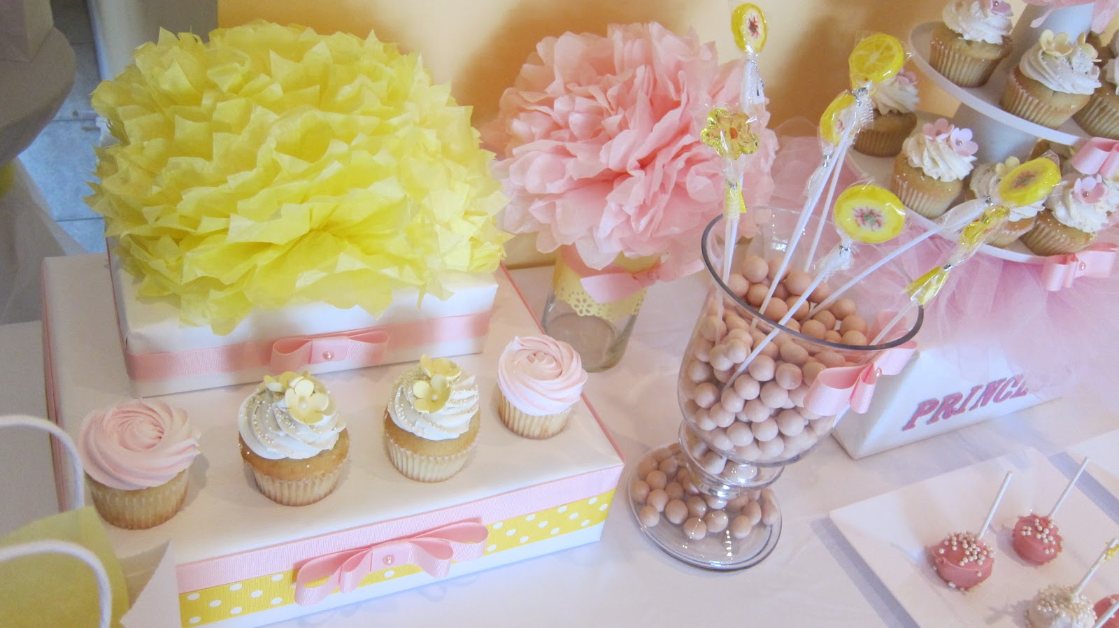 SimplyIced Party Details: Princess Party~ Pink and Yellow Dots (PART 1)