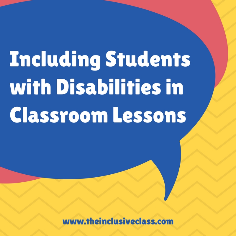 The Inclusive Class : Including Students with Disabilities in Classroom ...