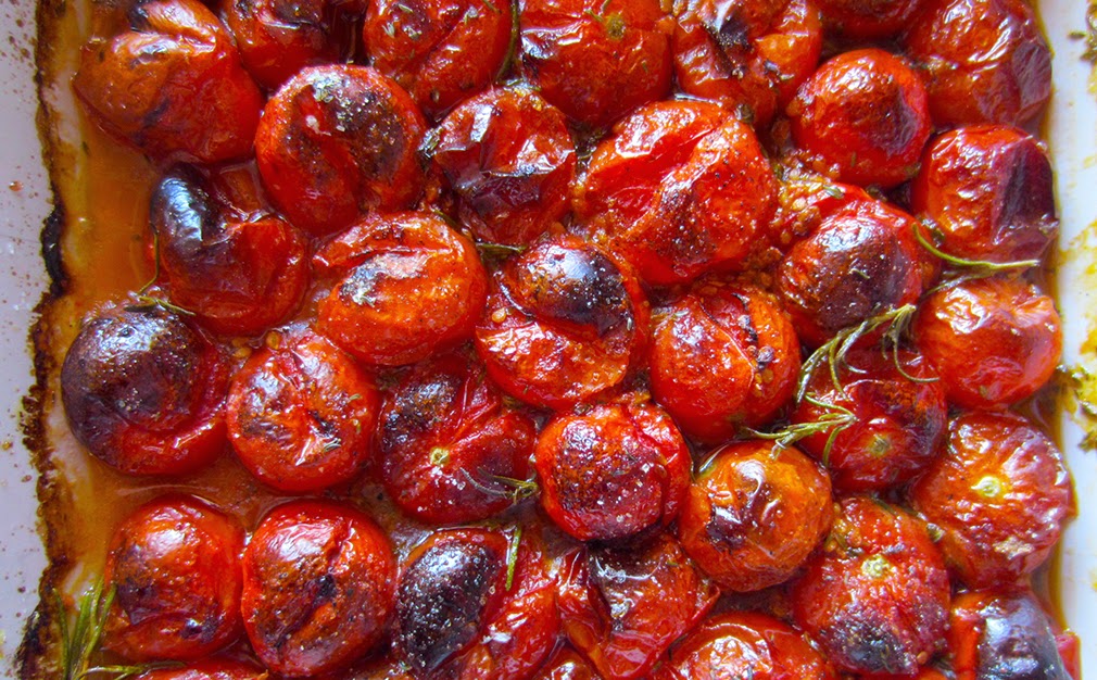 Aux petits oignons: Tomates cocktail au four (recette transmise de père ...