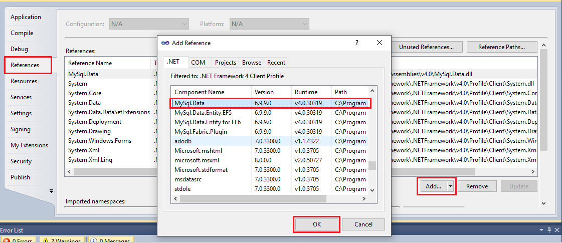 CARA MENAMPILKAN DATA DARI DATABASE MYSQL PADA VISUAL STUDIO 2010 ...