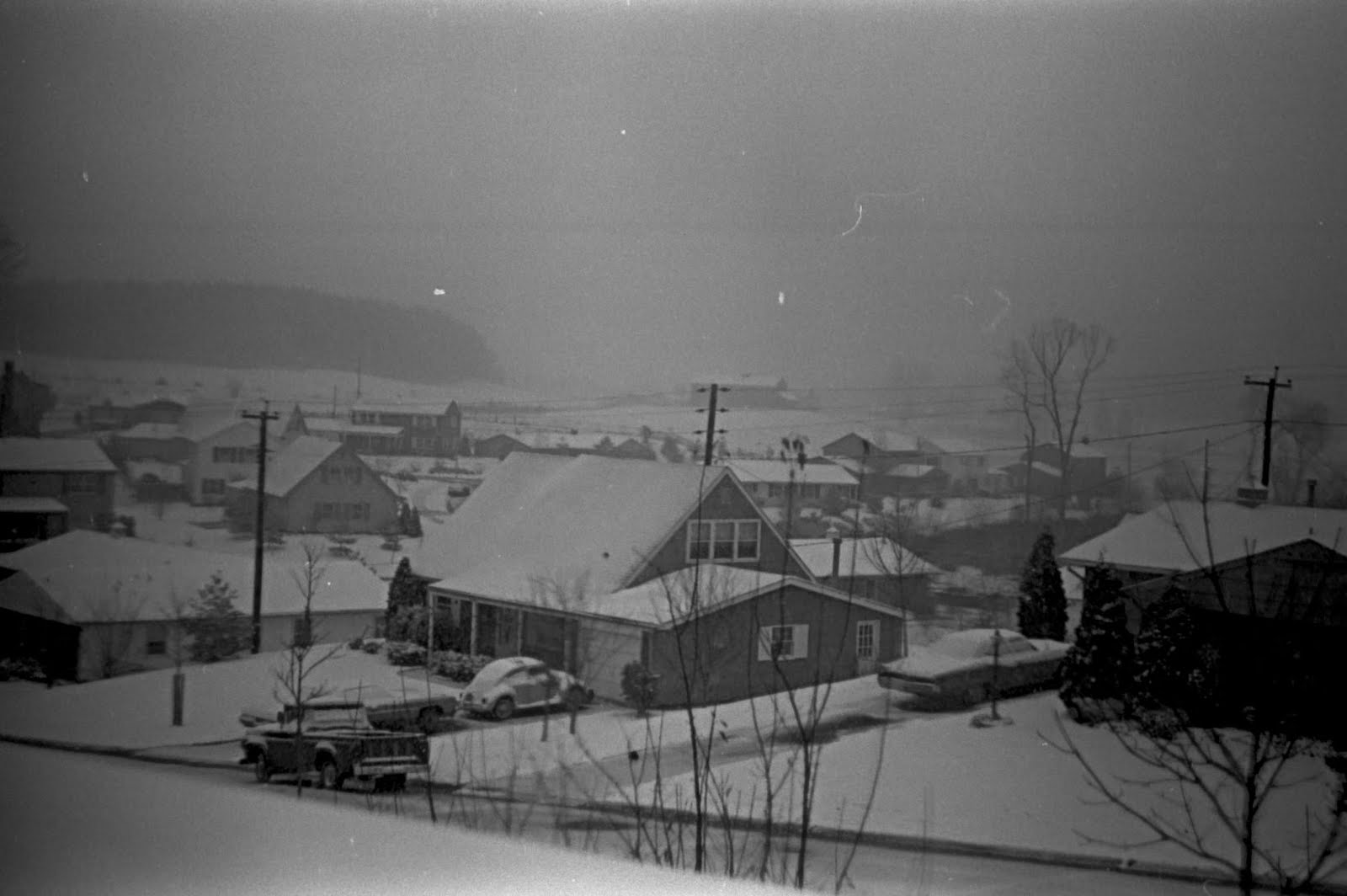 Bowie Living: Snowstorm in Bowie, January or February, 1974