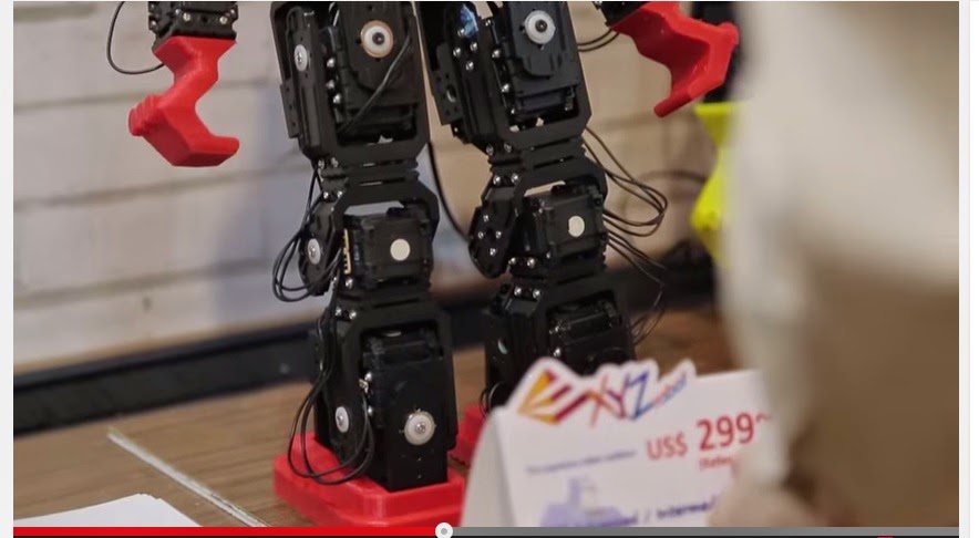 I, Bioloid: XYZ Robot from XYZ Printing