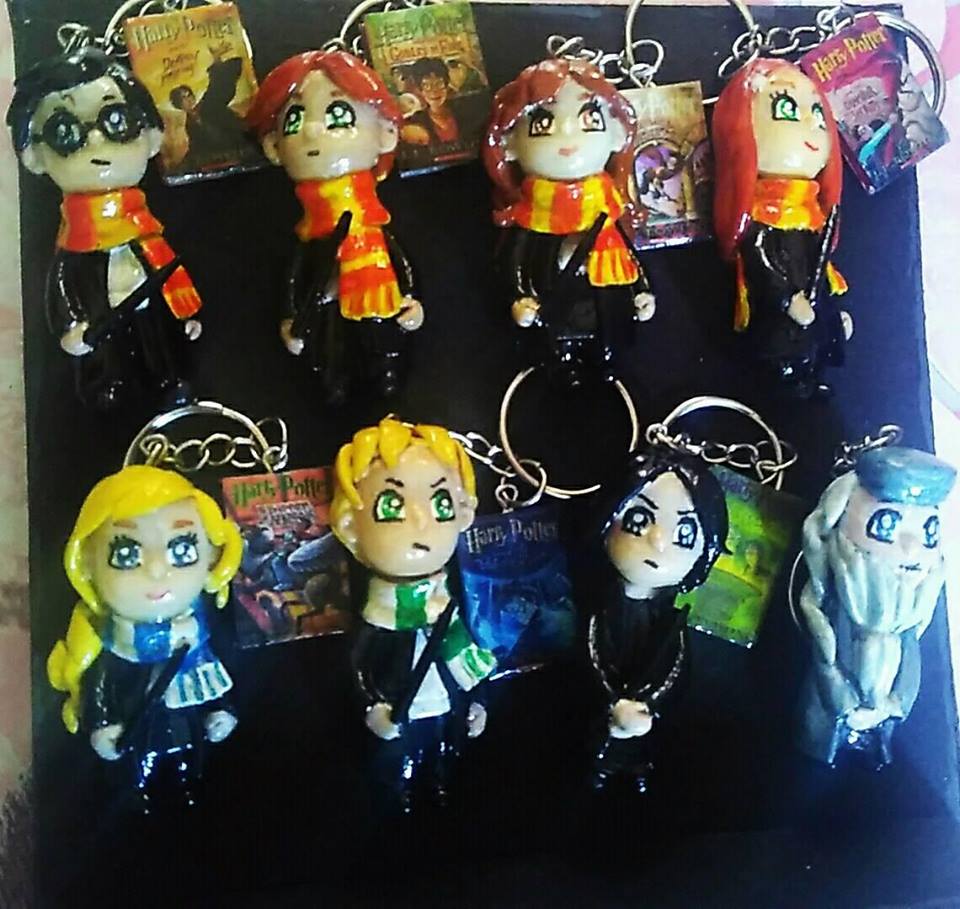 Craft with Cee: HP Madness! Harry Potter Keychain Set