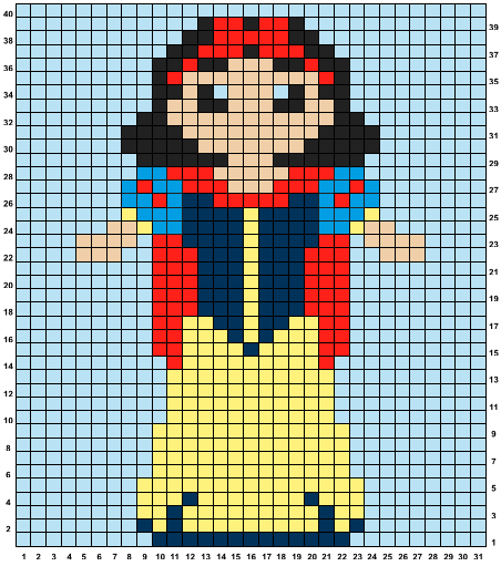 Crafted By Corley: KAL Disney Blanket - Square 15 - Snow White