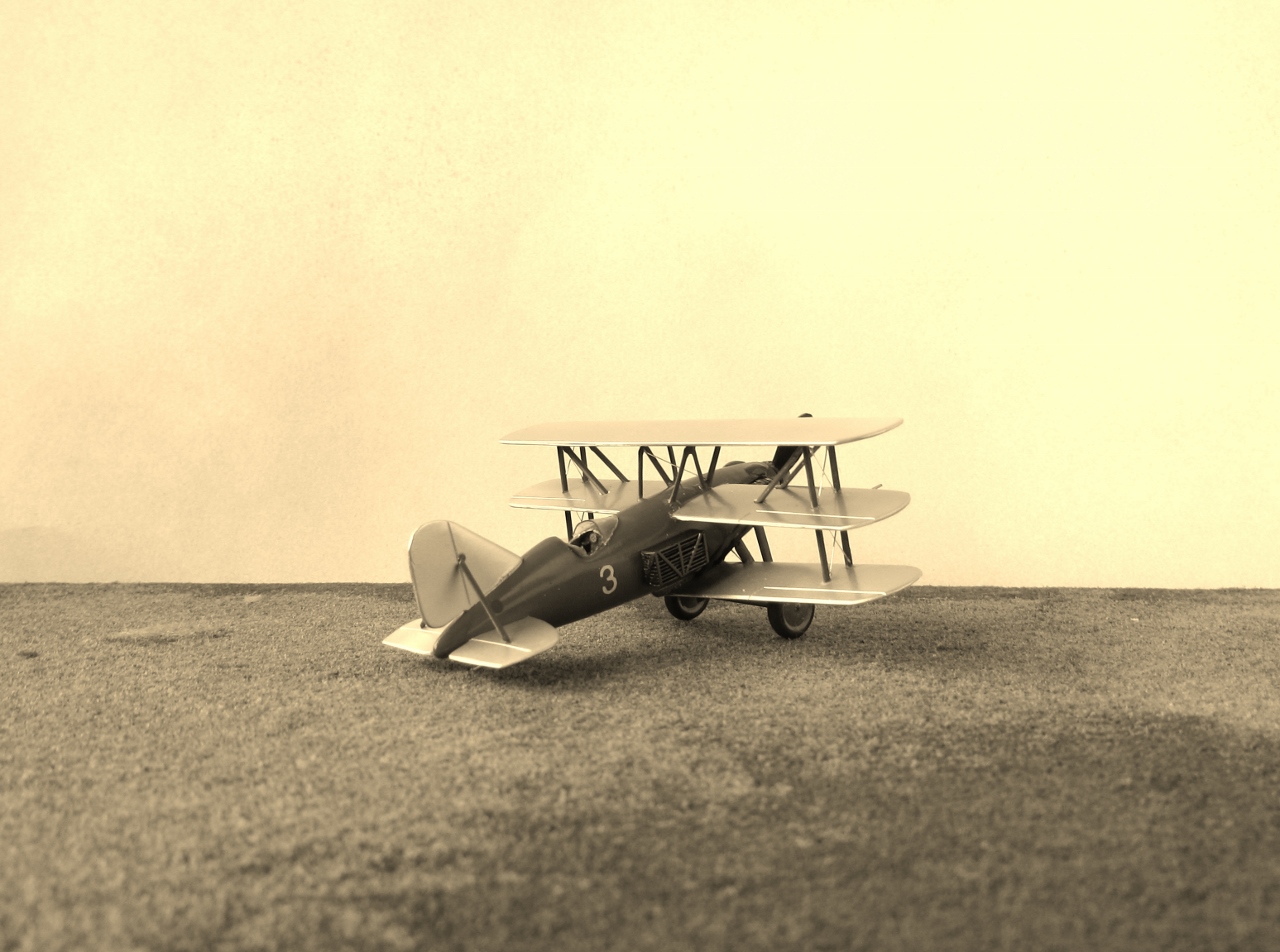 Curtiss Cactus Kitten triplane Pulitzer racer 1921, scratchbuilt 1/72nd ...