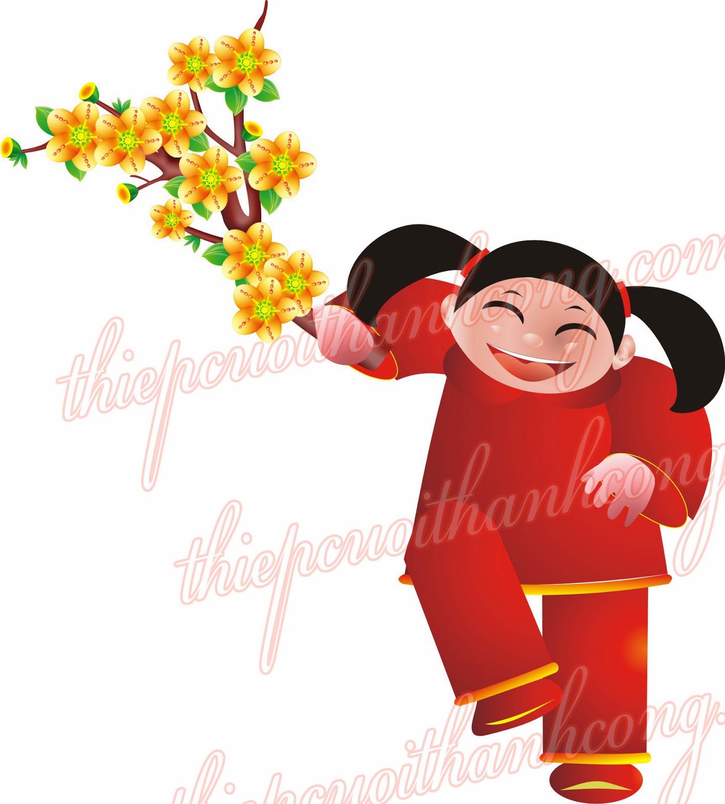 Vector Vui Xuân file CDR.