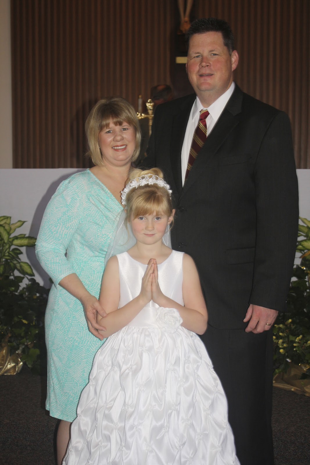 First Holy Communion...Pictures with Extended Family