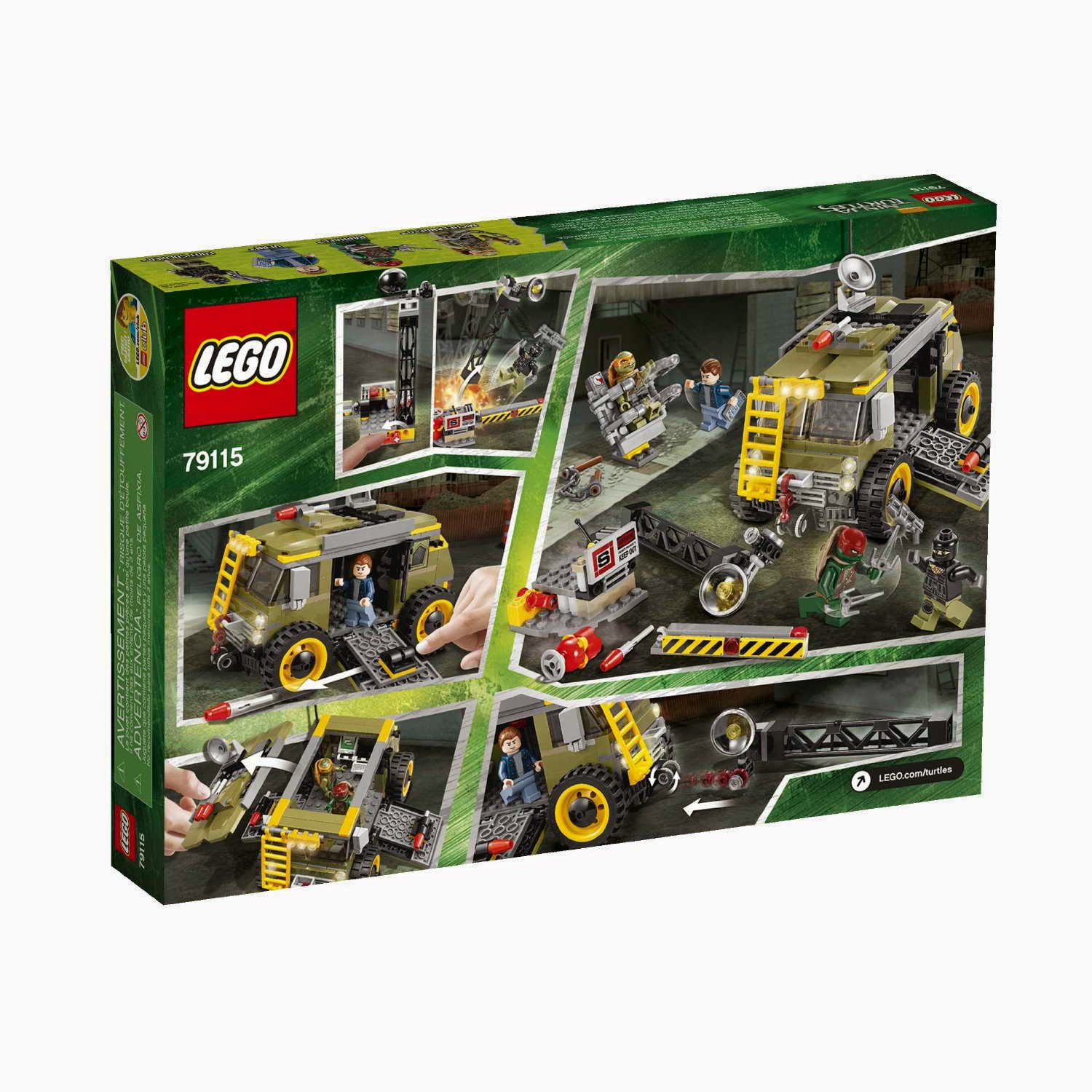 LEGO gosSIP: 050414 LEGO 79115 Turtle Van Takedown box art and pictures