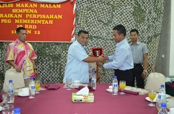 Portal Bujang Berani 10 RRD: MAJLIS JAMUAN SEMPENA MERAIKAN PERPISAHAN ...