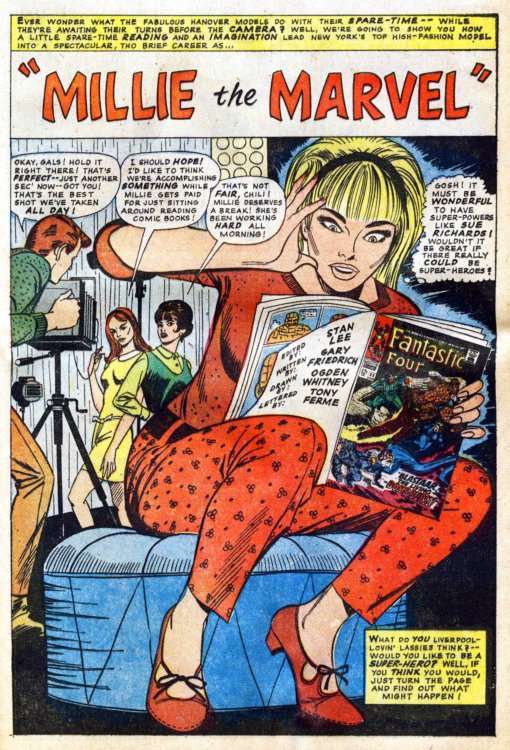 Heroines: MODELING WITH MILLIE "Millie the Marvel"