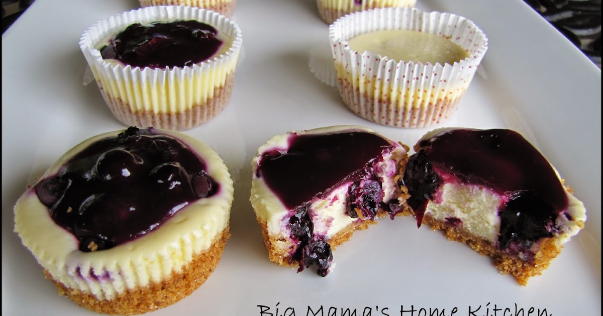 Big Mama's Home Kitchen: Blueberry Cheesecake Cupcakes