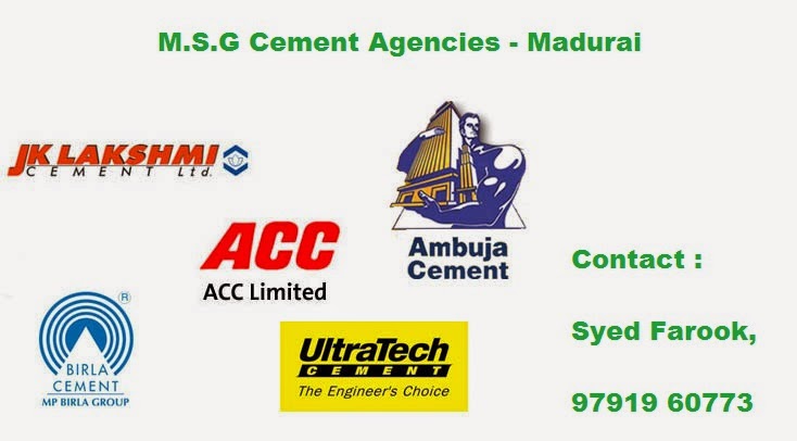 Cement Dealers and Distributors in Madurai - M.S.G Cement Agencies