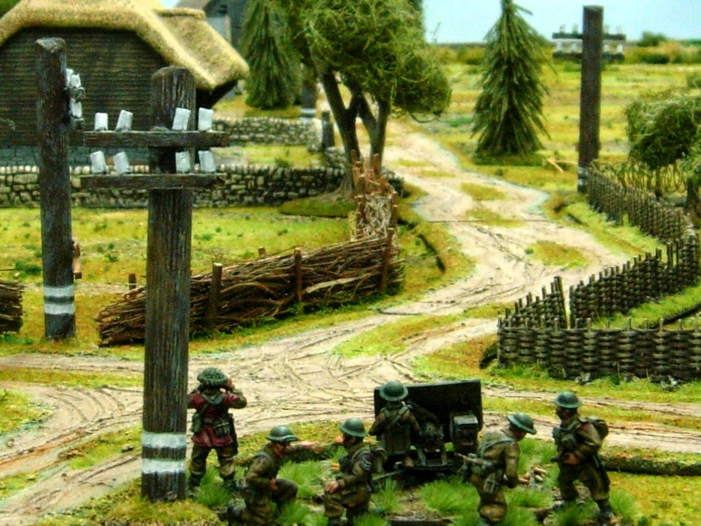 Wargaming with Silver Whistle: WW2 2pdr ATG, FOO, Civilians and Terrain ...