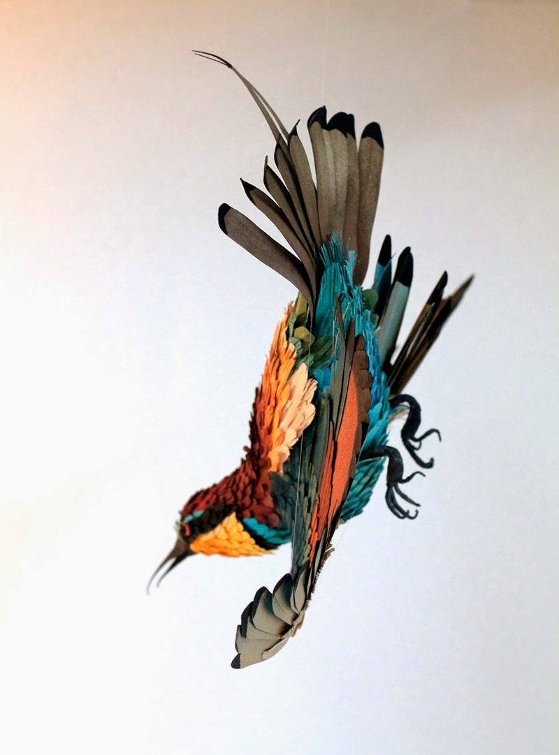 Paper Birds Craft Work by Diana Herrera Beltran |Funroster
