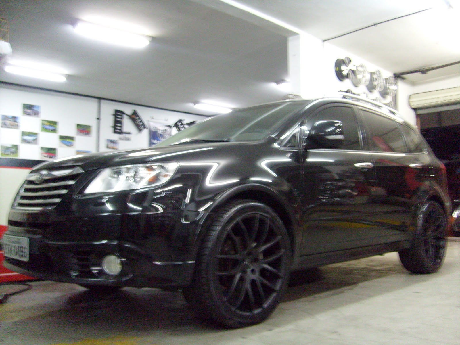 lc3 pneus e rodas: SUBARU TRIBECA ARO 22" BLACK