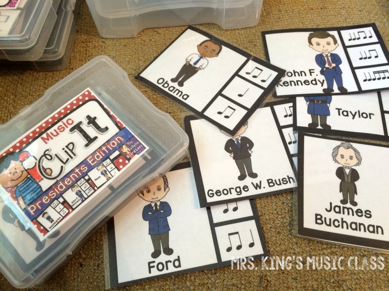 Mrs. King's Music Class: Clip It Clothespin Activities for Music Class