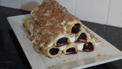 Cherry Pyramid Cake - Geoff's Baking Blog