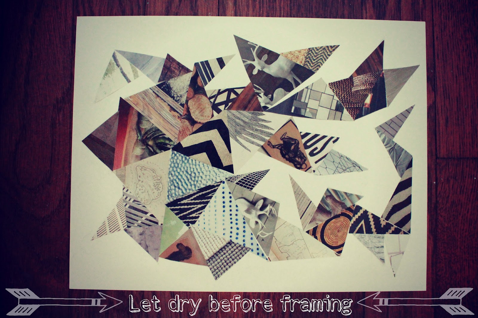 EAT+SLEEP+MAKE: CRAFT: DIY Catalog Collage Art Piece