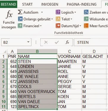Tips voor Excel: Aangepaste Lijsten