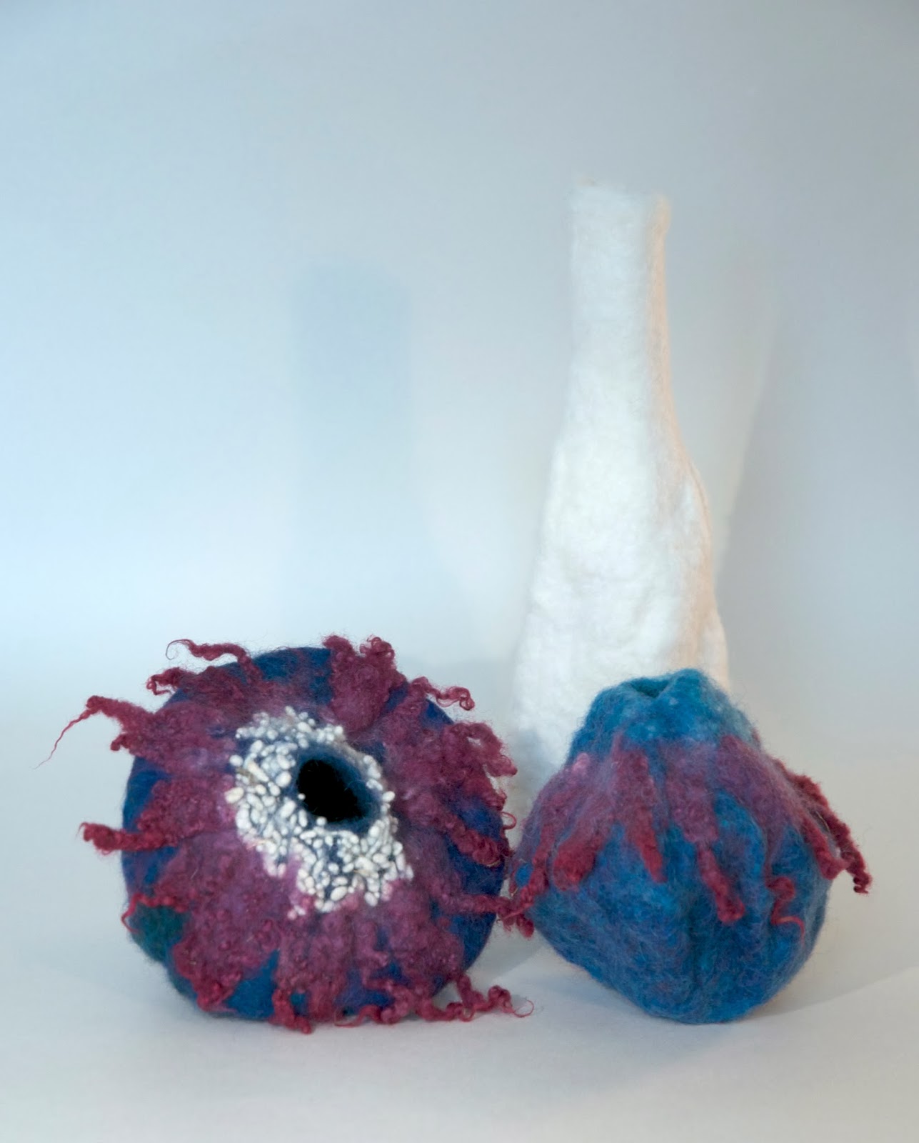 Feutre Art Textile: Portrait d'Evelyne Alice Bridier