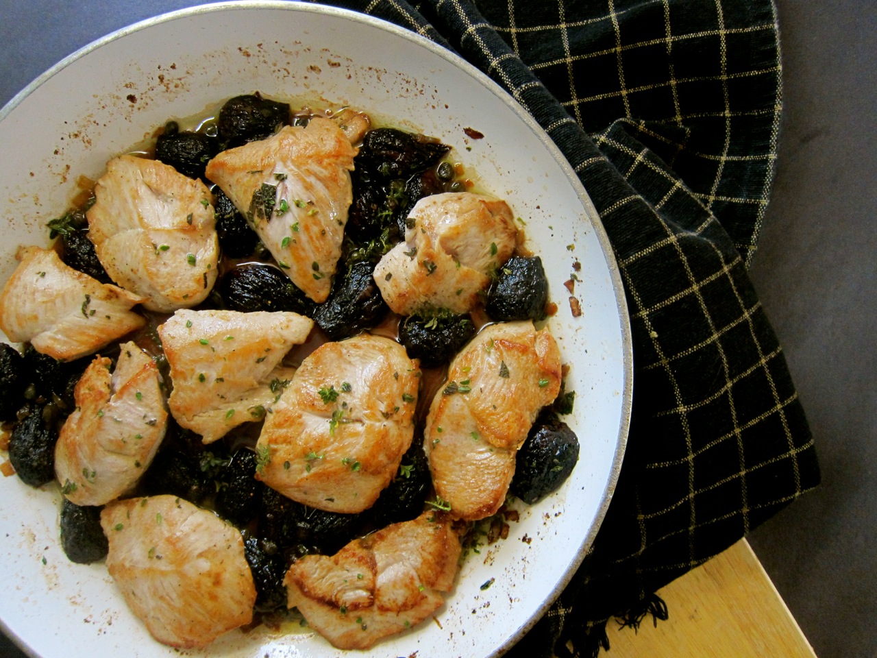 Cuisine Ici: Turkey Paillards with Mission Fig