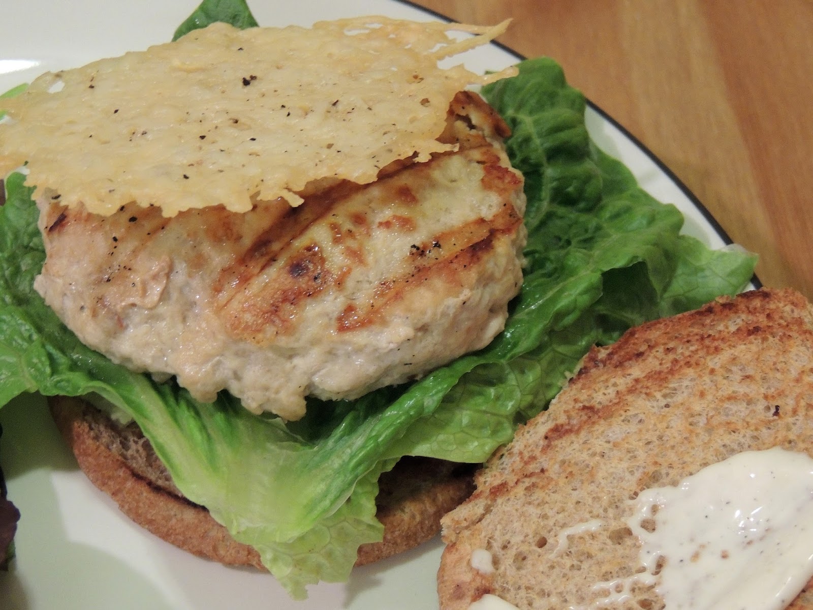 Gas Stove Girl: Chicken Caesar Burgers with Parmesan Crisps