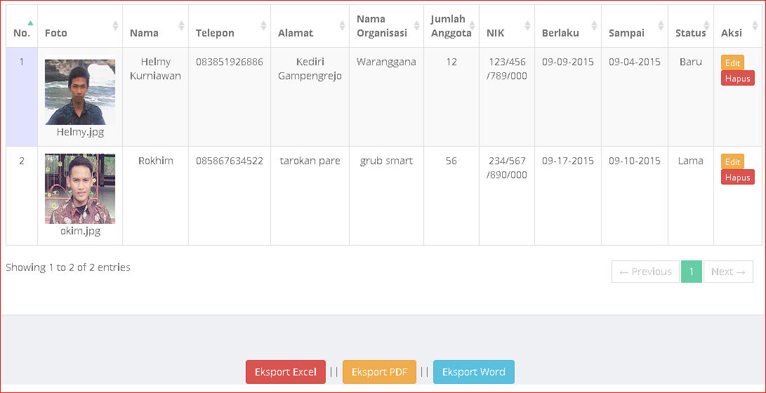 Export Tabel MySql Ke Excel Dengan PHP - Blog Orang IT