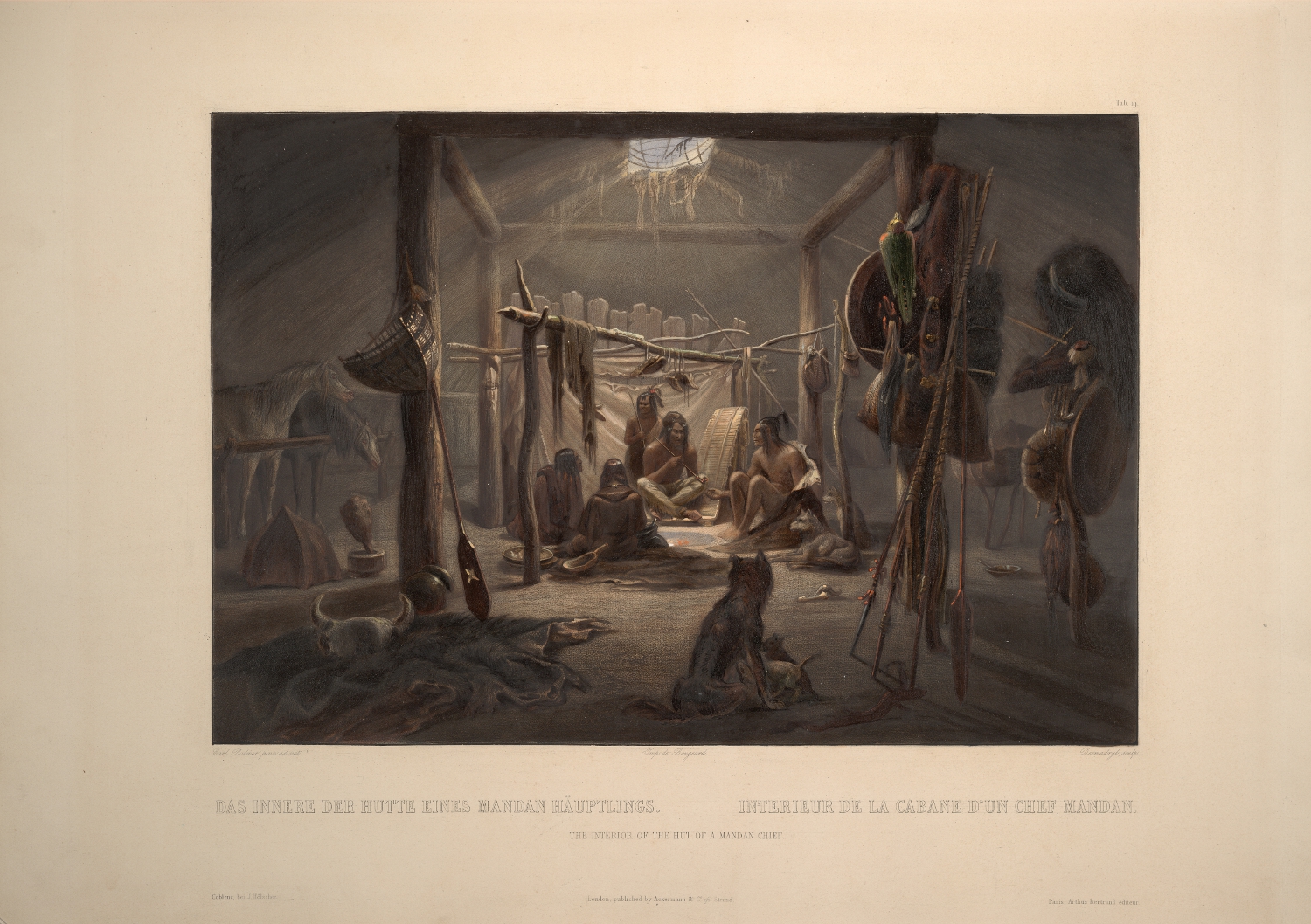 USA. COUNTRY STUDIES: Native americans. Tribe of MANDAN