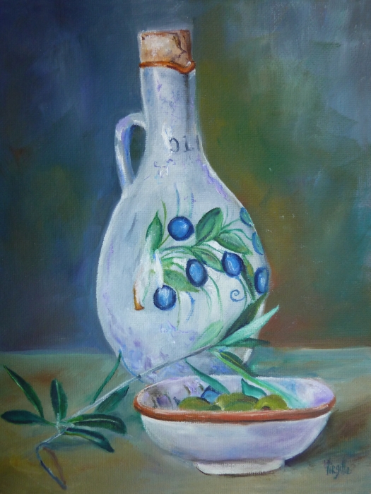 A Daily Artist's - Fine Art Gallery by Artist Virgilla Lammons: "Olive ...