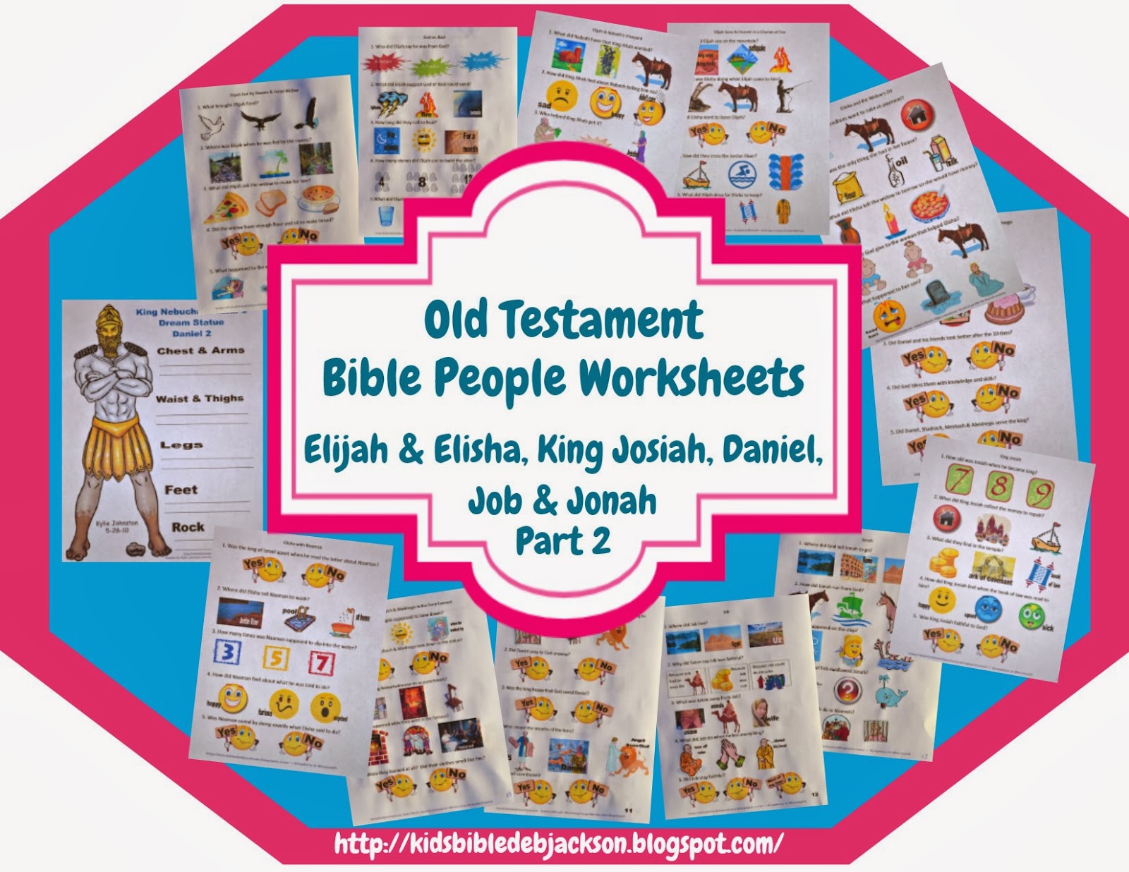 Old Testament People Lesson List & Links | Bible Fun For Kids