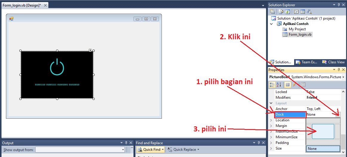VISUAL BASIC NET PART 9 – TUTORIAL CARA MENGGANTI BACKGRAUND FORM ...