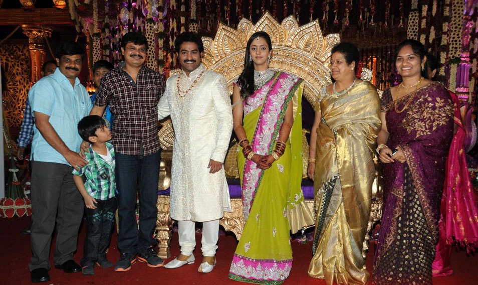 Jr NTR and Lakshmi Pranathi Marriage Pictures | Tollywood Stars Profile