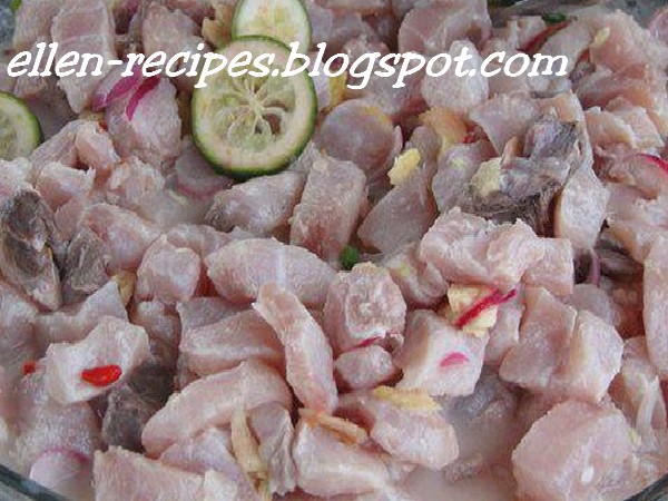 Ellen Recipes: Kinilaw na Isda