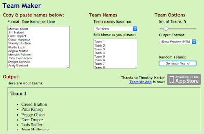 AYUDA PARA MAESTROS: Team Maker - Herramienta online para hacer grupos ...