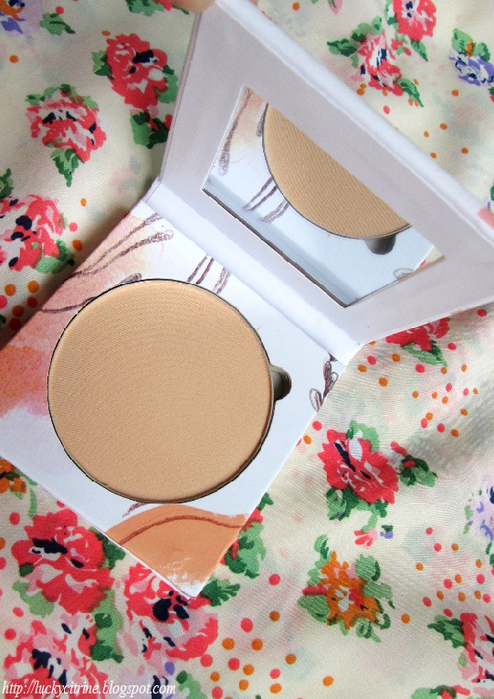 Lucky Citrine: Ellana Pressed Mineral Powder Foundation in Chai Tea Latte