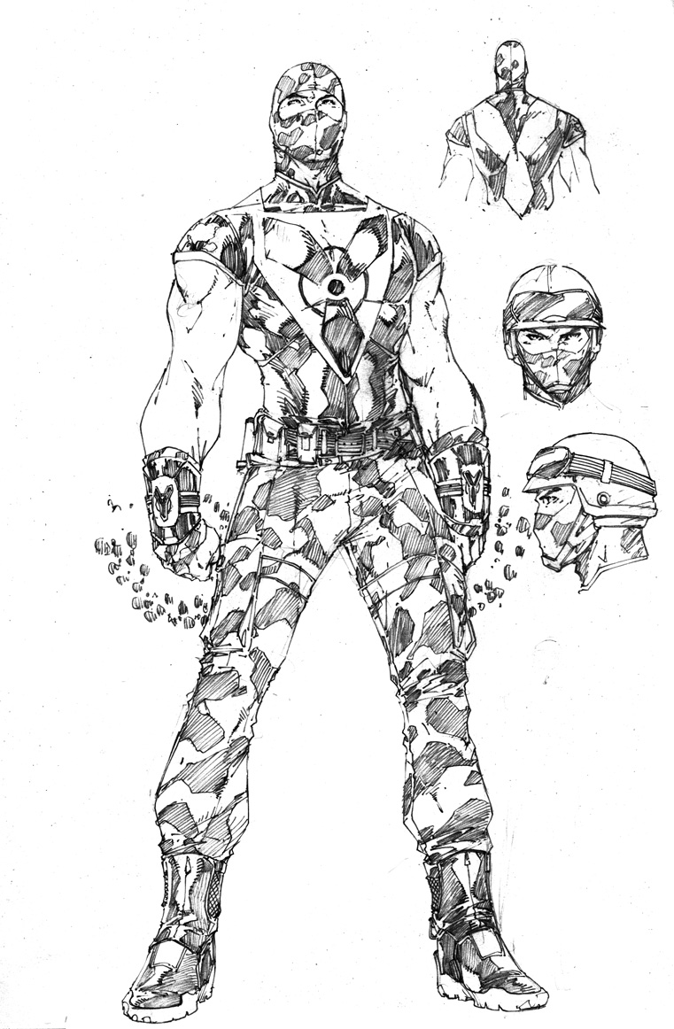 CHARACTER MODEL — Atom by Brett Booth [ Earth 2 ]