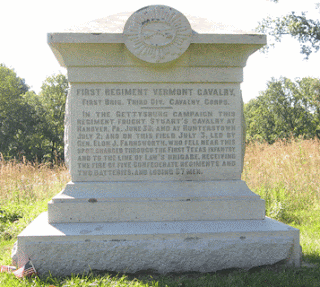 THE FIRST VERMONT CAVALRY IN THE CIVIL WAR: A HISTORY, reviewed.: * A ...