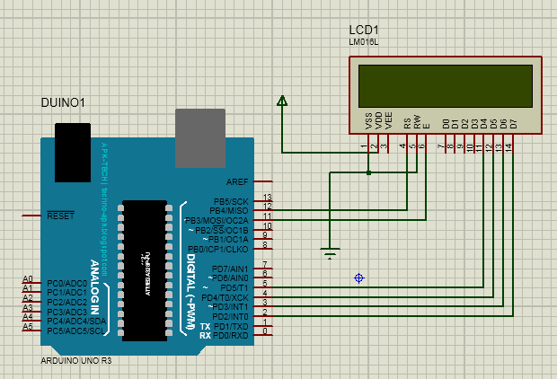 Simulasi Menampilkan Display LCD di Proteus (Arduino) - SEEVER BLOG