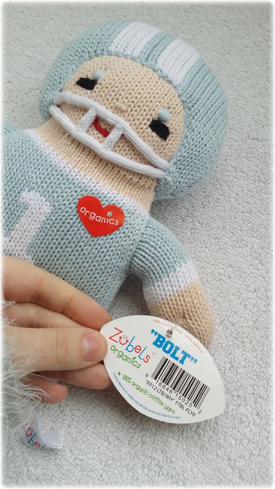 Temporary Waffle: Zubel's Knit Football Players and Cheerleader Rattles