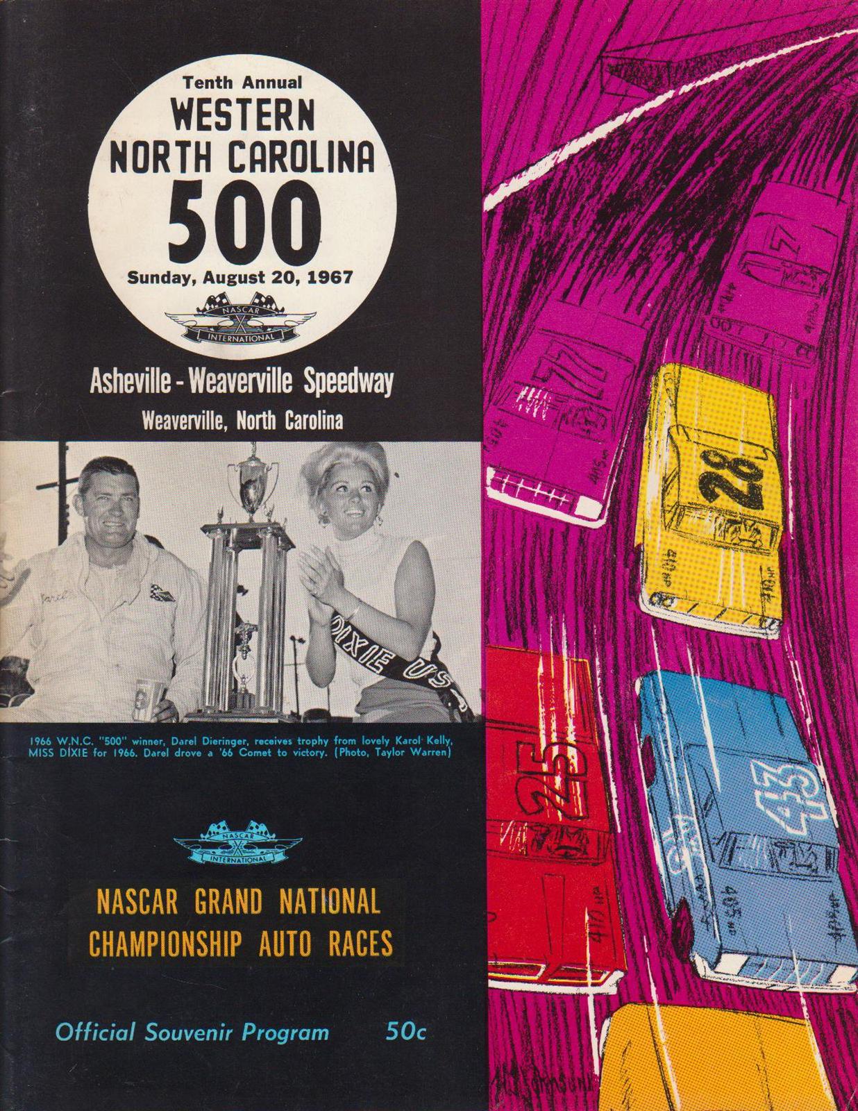 Bench Racing From the Volunteer State: November 5, 1967 - Western North ...
