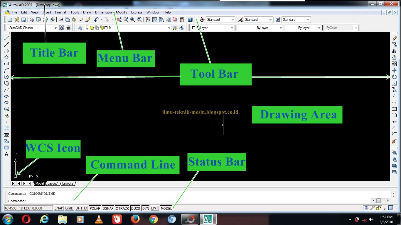 Mengenal Autocad 2007 ~ TEKNIK MESIN ZONE