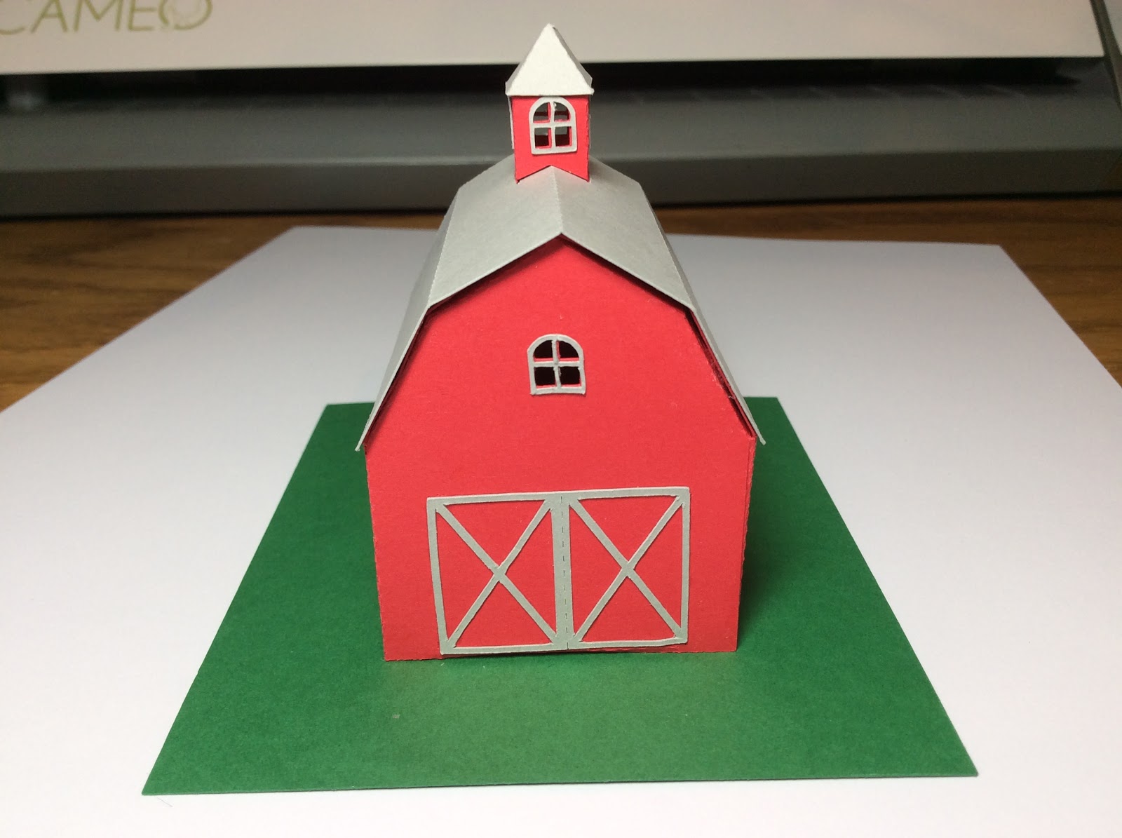 Papercrafts and other fun things: Miniature House #11 - A Barn with a ...