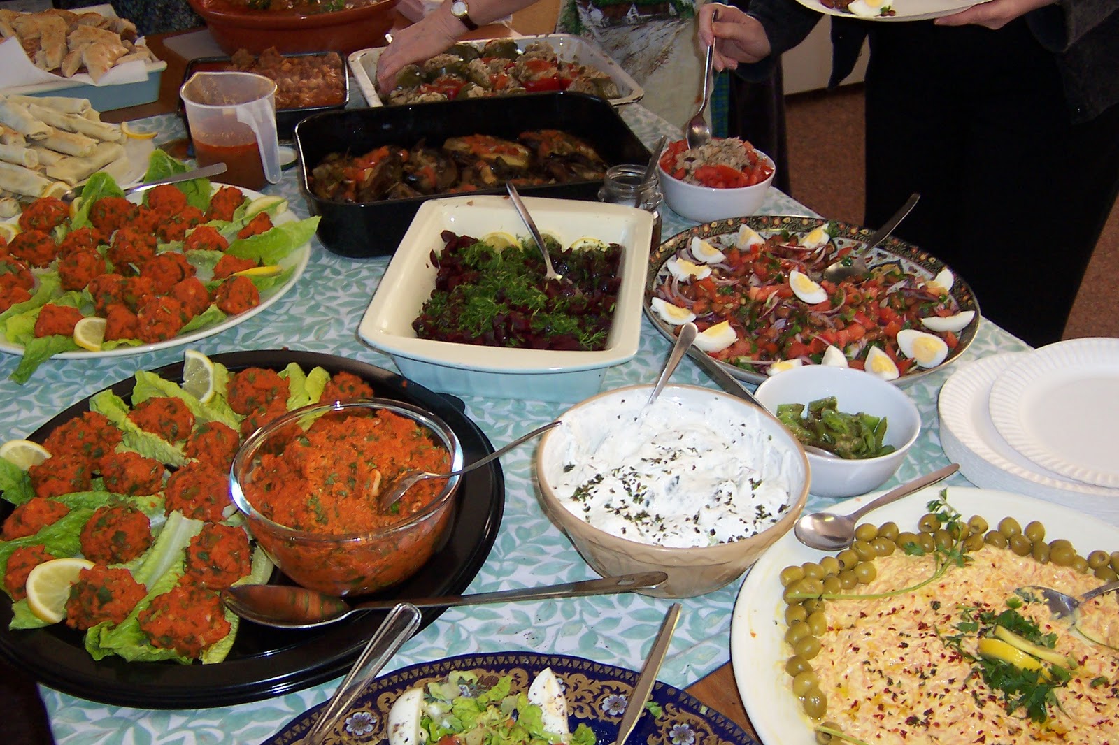 Chahrazed's Arabian Cookbook: Turkish Meze luch and fundraising
