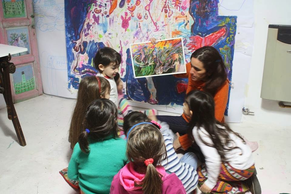 taller para chicos: Mural grupal